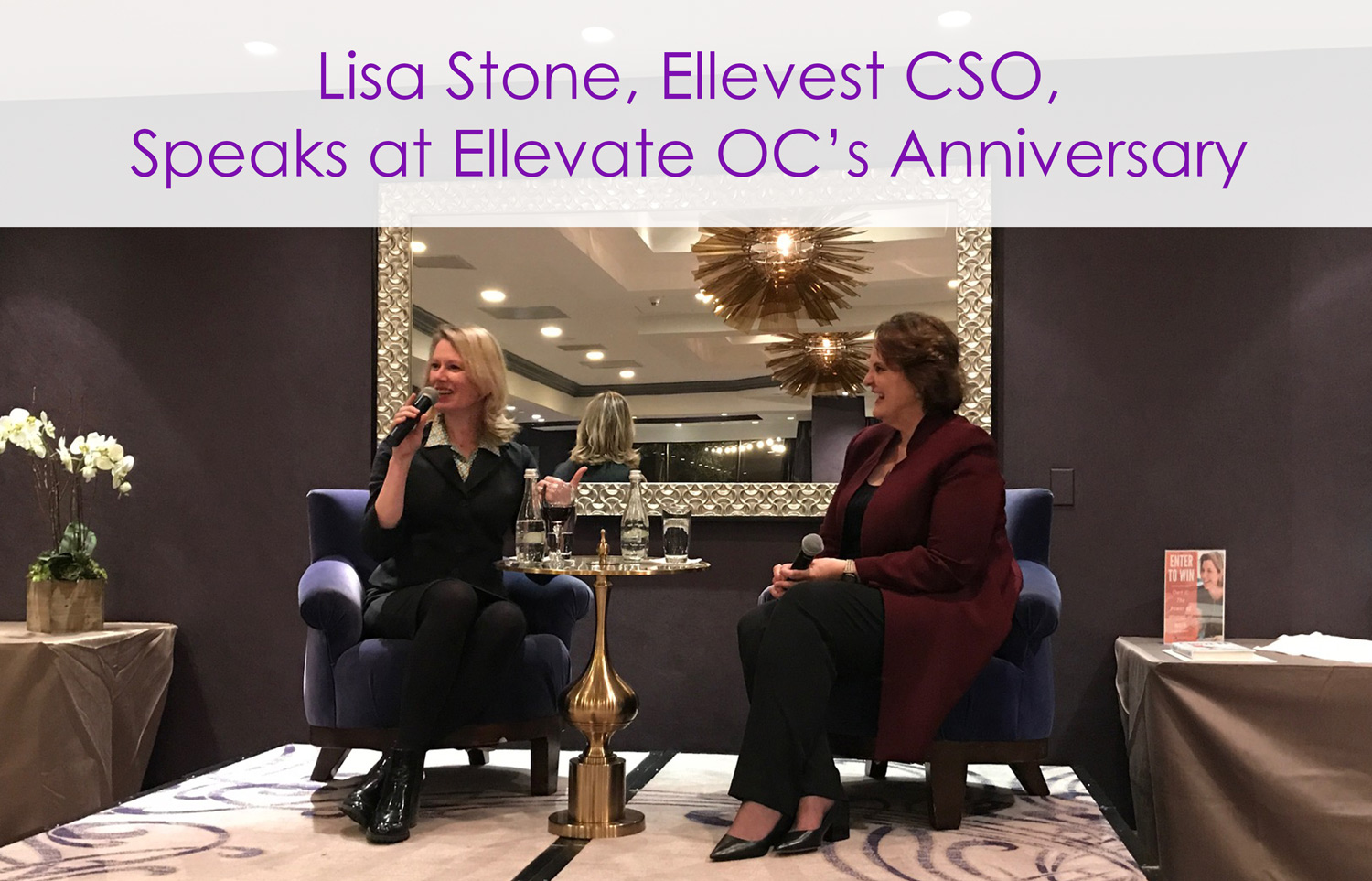 Lisa Stone, Ellevest CSO, Speaks at Ellevate OC's Anniversary Event